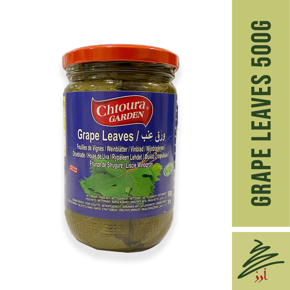Chotura Gardens Lebanese Grapevine Leaves 500g – ARZ Arabic Store