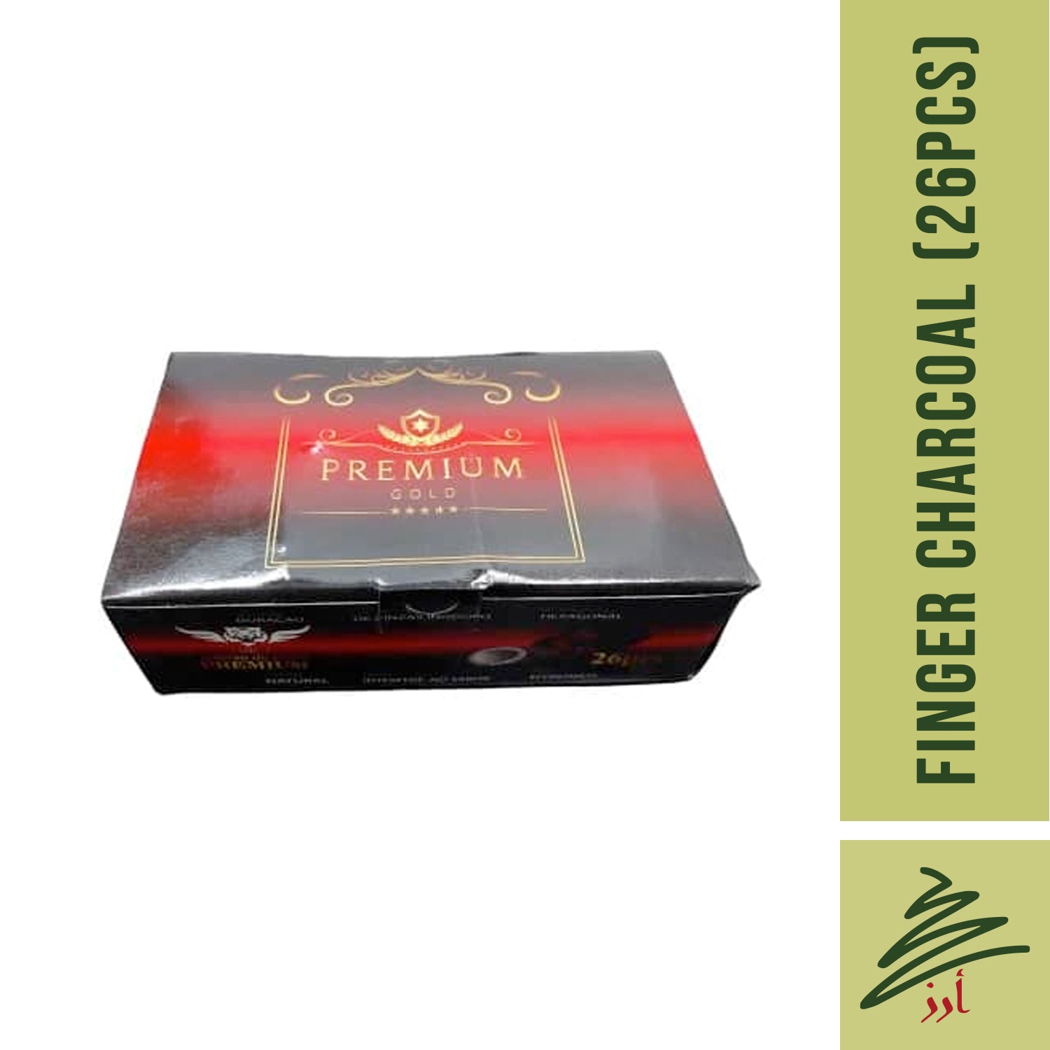 TIGER Premium Finger Hexagonal Coconut Charcoal Bakhoor 500g [26 piece ...